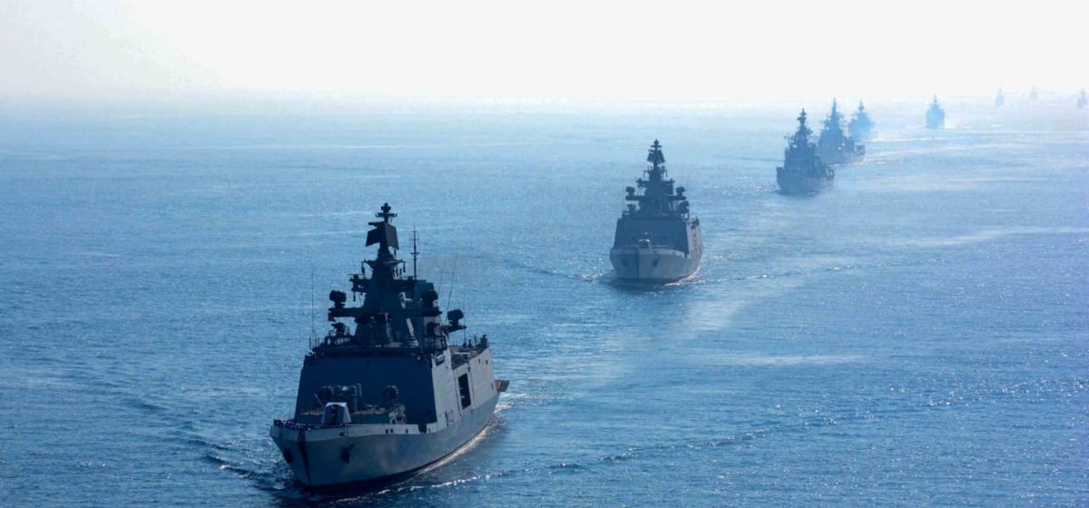 Naval brass reviews theatre level operational readiness Exercise TROPEX-21