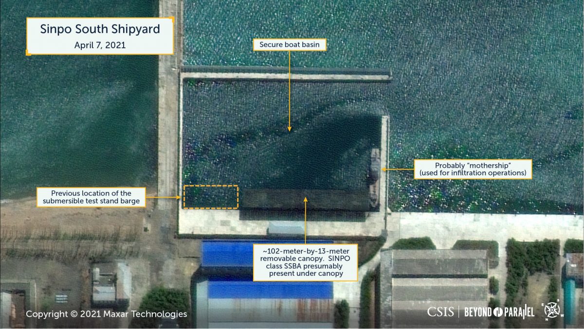 North Korean 3000 ton ballistic missile submarine may be ready