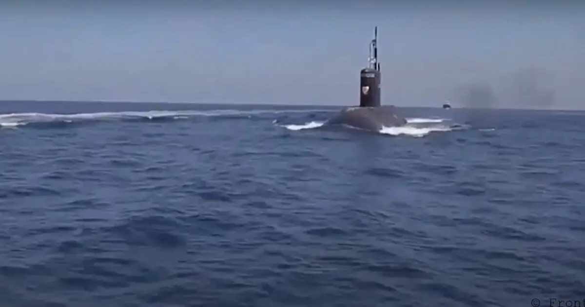 Upgraded Kilo, Project 636.3 submarine Magadan in Baltic Sea for sea trials