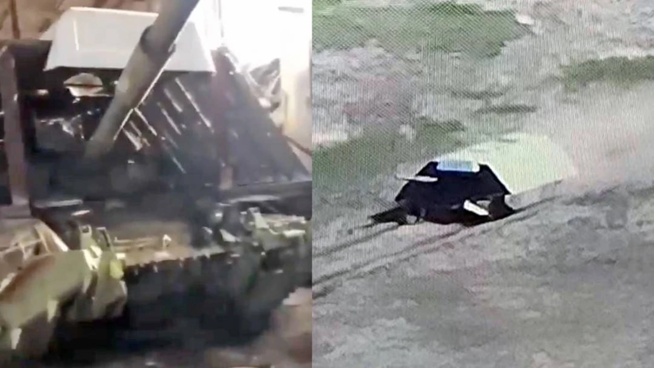 Drone Defense Evolves: Russia Unveils Heavily Modified T-72 'Turtle' Tank