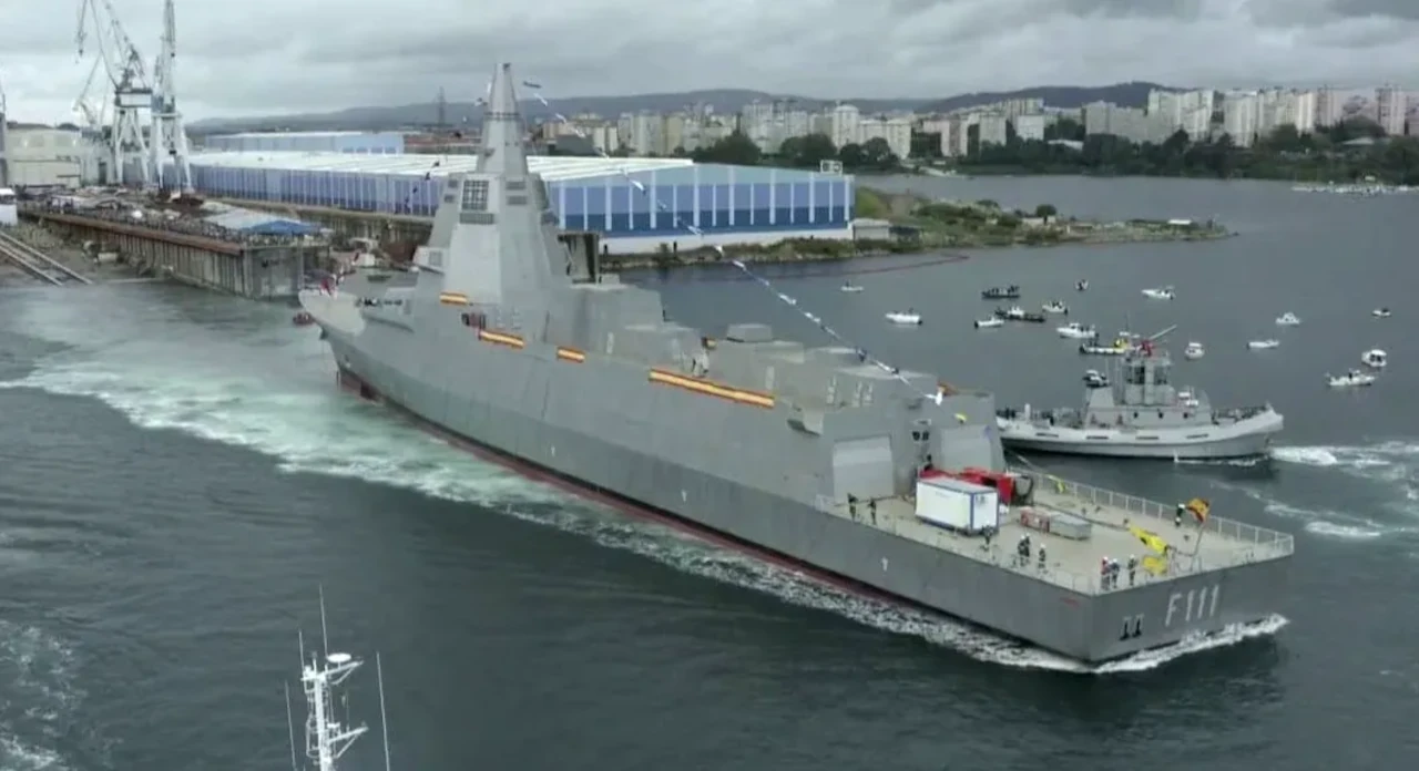 Spain Launches First F-110 Frigate Bonifaz—U.S. AEGIS on European Design