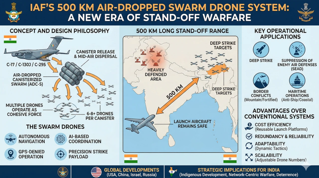 India Accelerates Swarm Warfare Push With 500 km Range Air-Launched ...